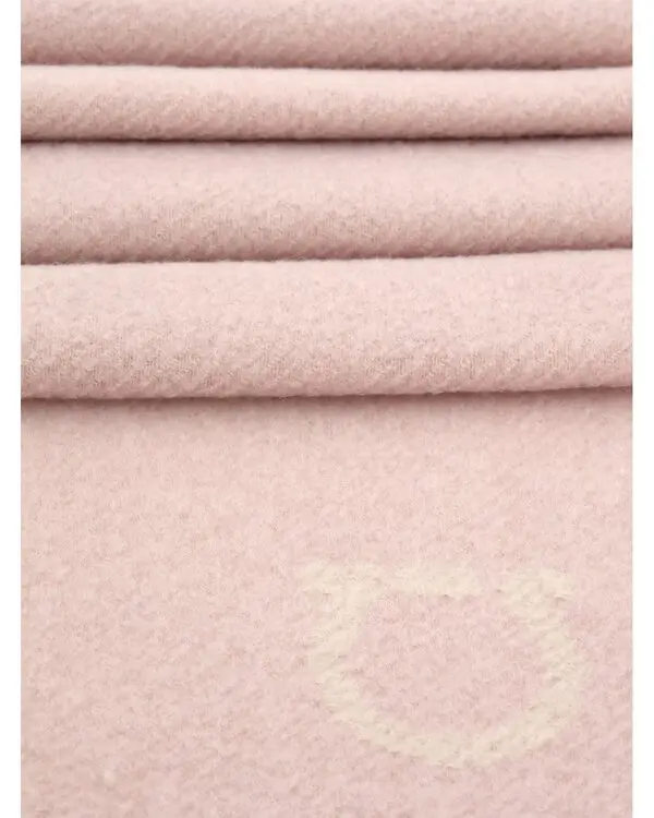 FERRAGAMO Jacquard Scarf - Light Pink