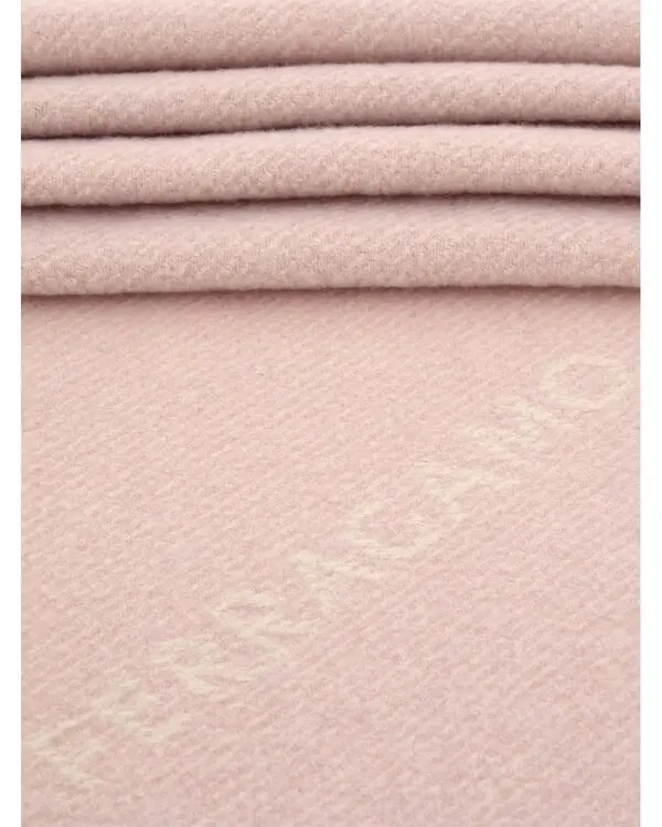 FERRAGAMO Jacquard Scarf - Light Pink