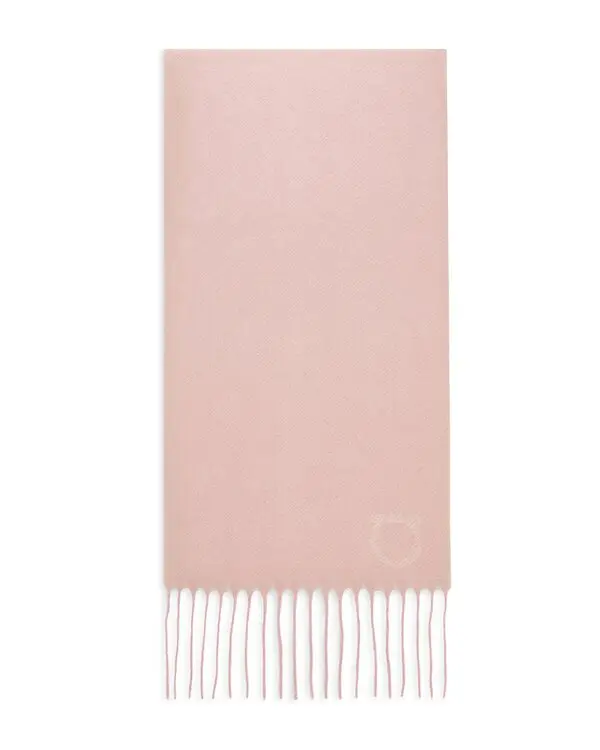 FERRAGAMO Jacquard Scarf - Light Pink