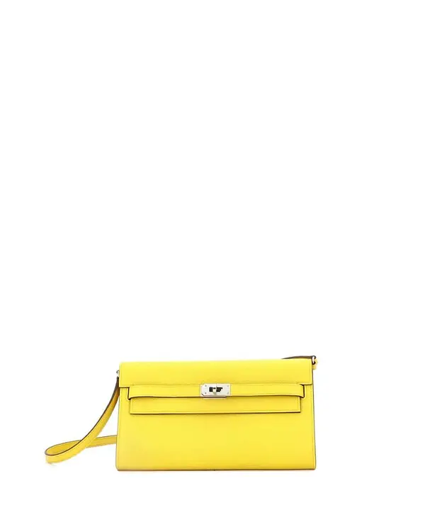 Hermès Kelly To Go Wallet Evercolor - Yellow
