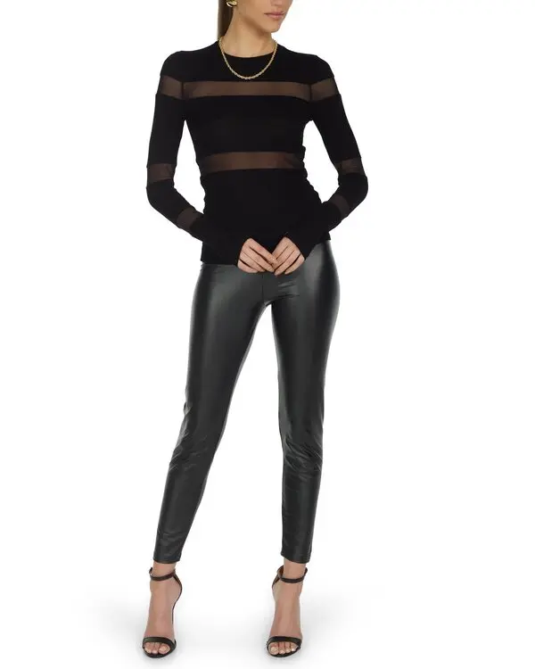 Michael Lauren Vex Top - Black