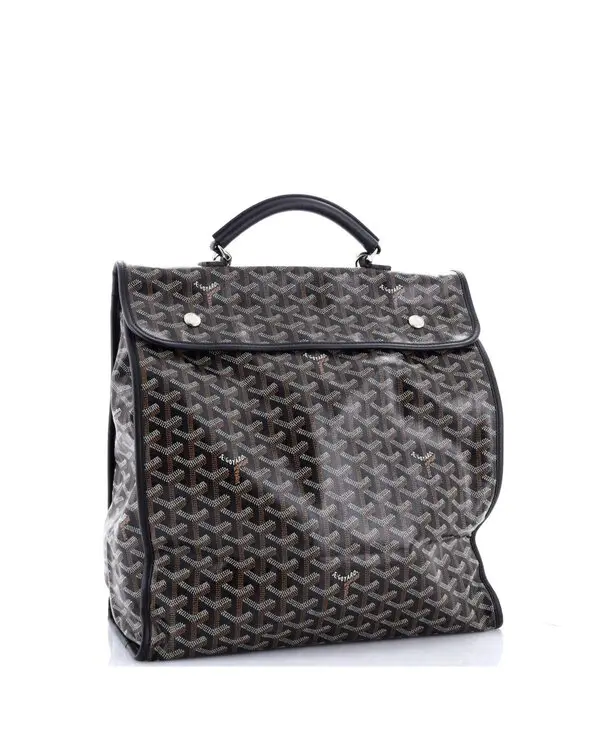Goyard Saint Leger Briefcase Backpack Coated Canvas