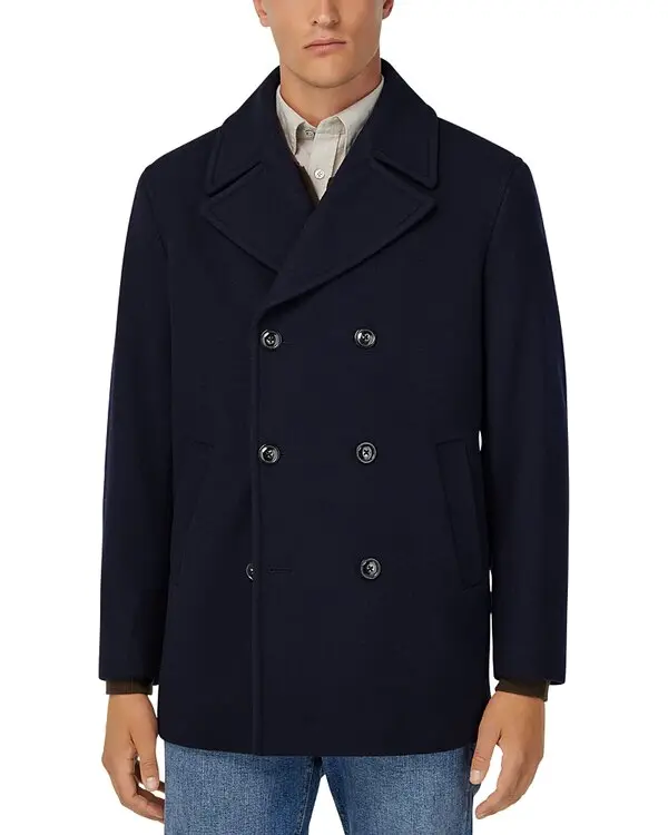 Boggi Milano Wool Peacoat