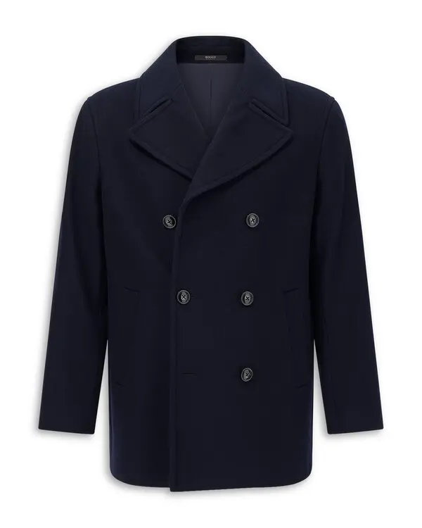 Boggi Milano Wool Peacoat