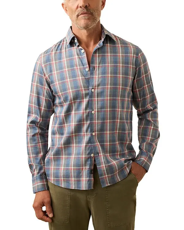 Faherty Brand The Movement Long Sleeve Button Down Shirt - Brookview Plaid