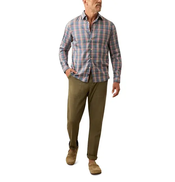 Faherty Brand The Movement Long Sleeve Button Down Shirt - Brookview Plaid