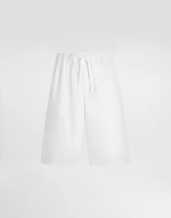 Dolce & Gabbana Cotton Bermuda Shorts - White