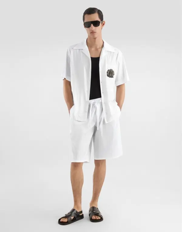 Dolce & Gabbana Cotton Bermuda Shorts - White