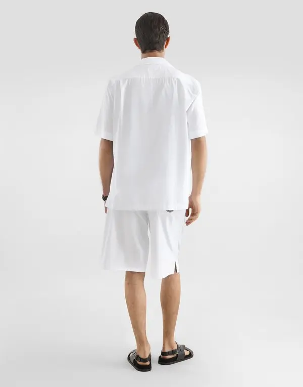 Dolce & Gabbana Cotton Bermuda Shorts - White