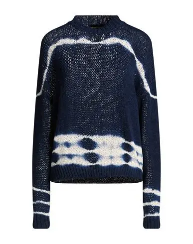 ROBERTO COLLINA Tie-dye Crewneck Sweater - Blue