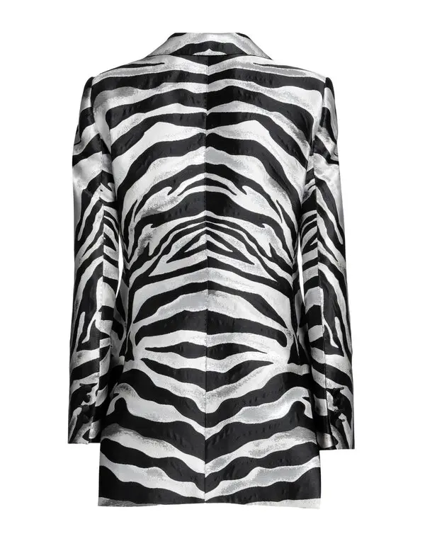 Dolce & Gabbana Jacquard Blazer With Zebra Stripes