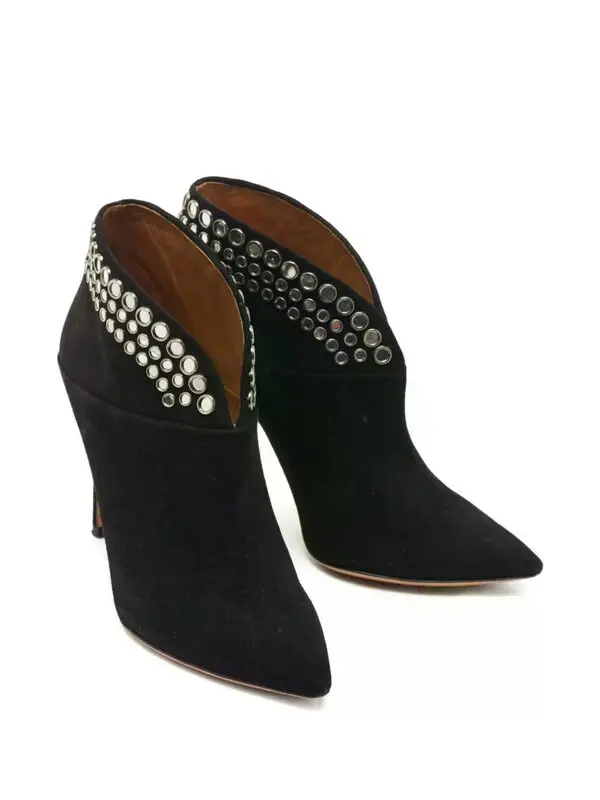 AQUAZZURA Disco Pointed-toe Booties