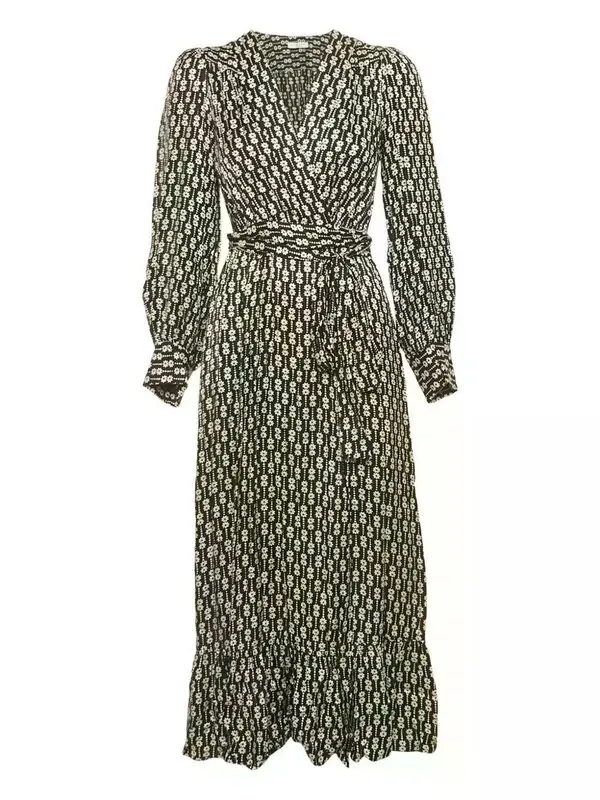 Sandro Wrap Floral Maxi Dress