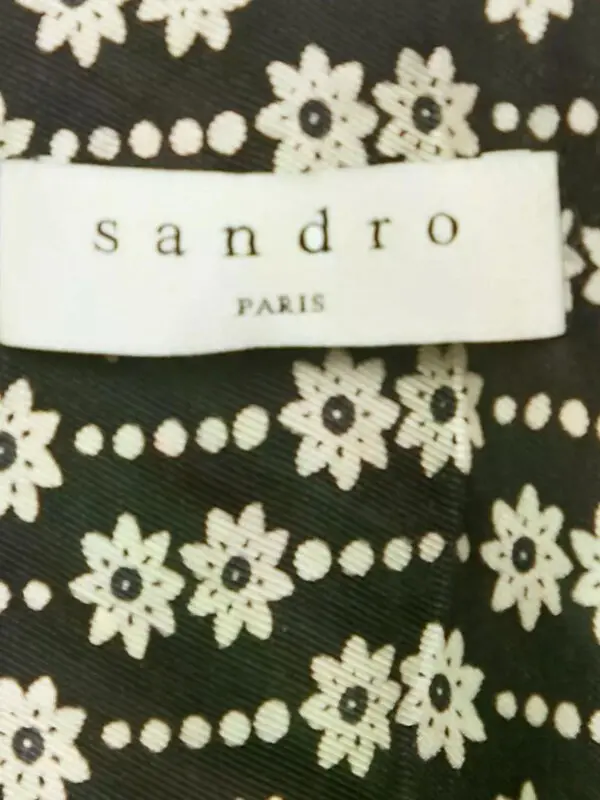Sandro Wrap Floral Maxi Dress