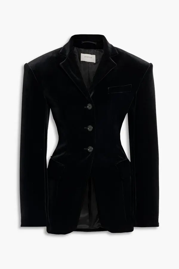 Sportmax Alberto Velour Blazer