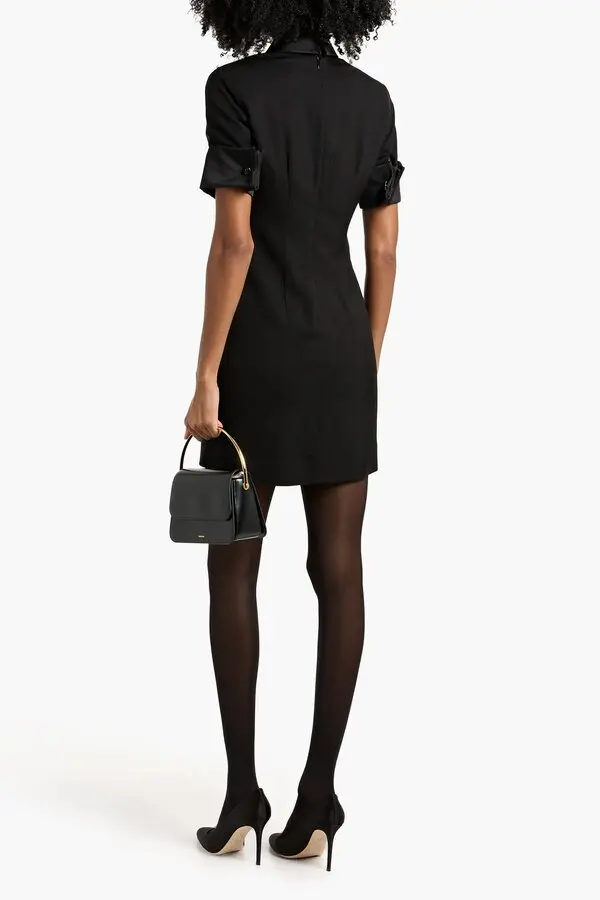 Sportmax Cyprus Woven Mini Shirt Dress