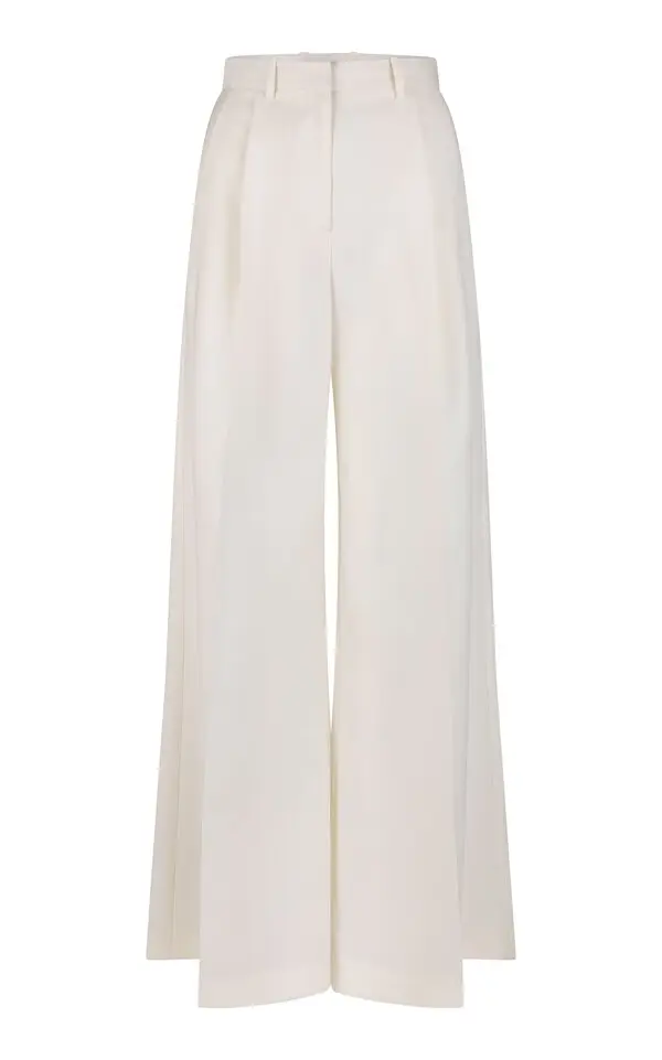 HEIRLOME Laurence Mid-rise Wide-leg Trousers