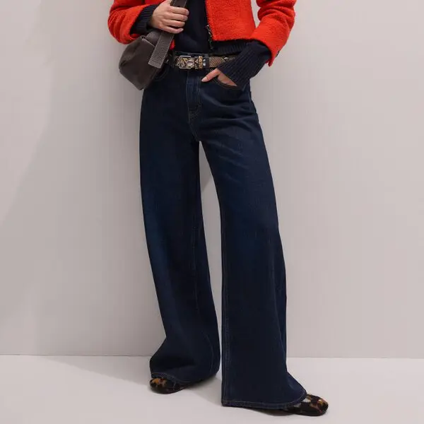 ME+EM Cashmere Raglan Jumper - Navy
