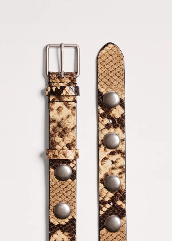 ME+EM Studded Embossed Belt