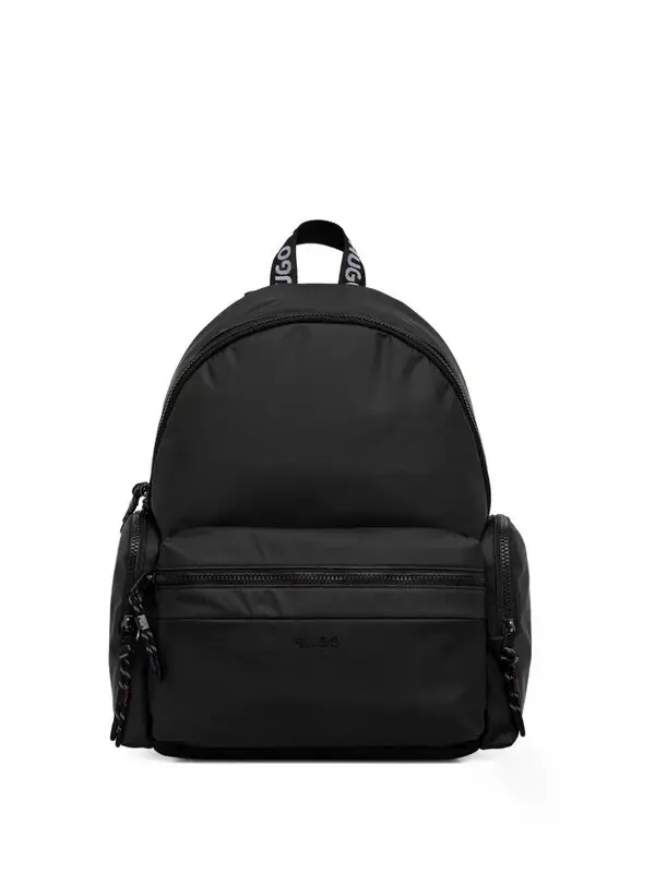 Hugo Wanner Logo-detail Backpack - Black