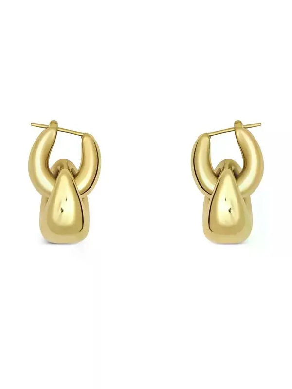 JEWELS AFICIONADO Double Hoop Earrings - Gold