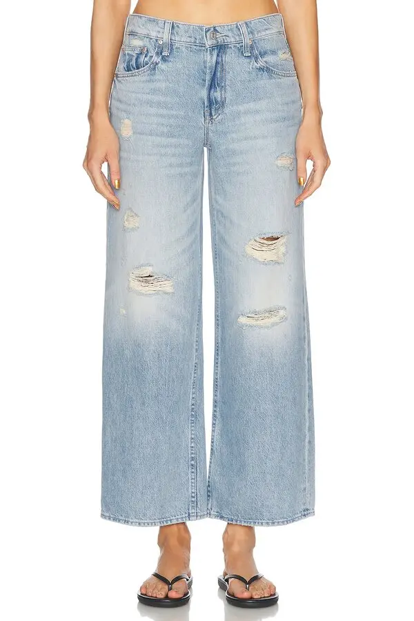 MOTHER The Down Low Spinner Hover Denim