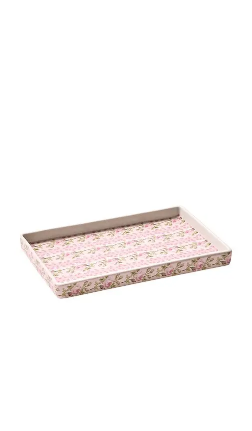 LoveShackFancy Evaline Tray In Pink - Strawberry Macaroon