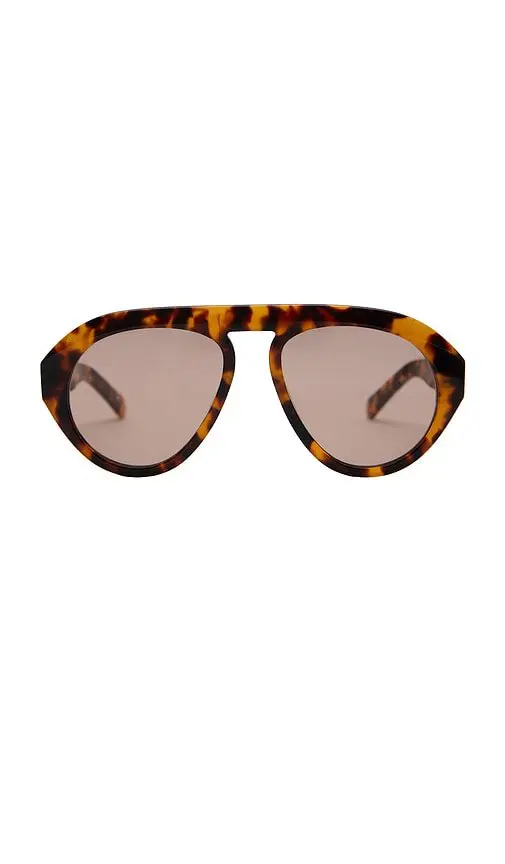 ELISA JOHNSON Val Sunglasses - Brown Tortoise
