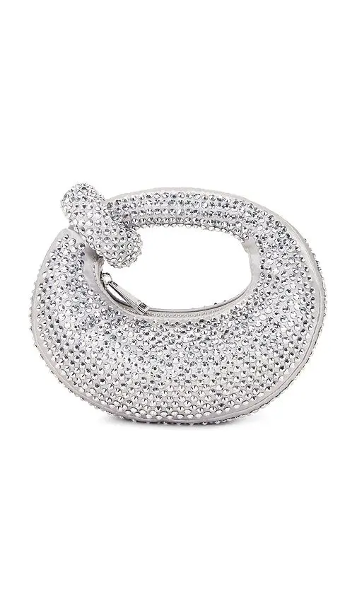 Jw Pei Abacus Artificial Crystal Mini Bag - Silver