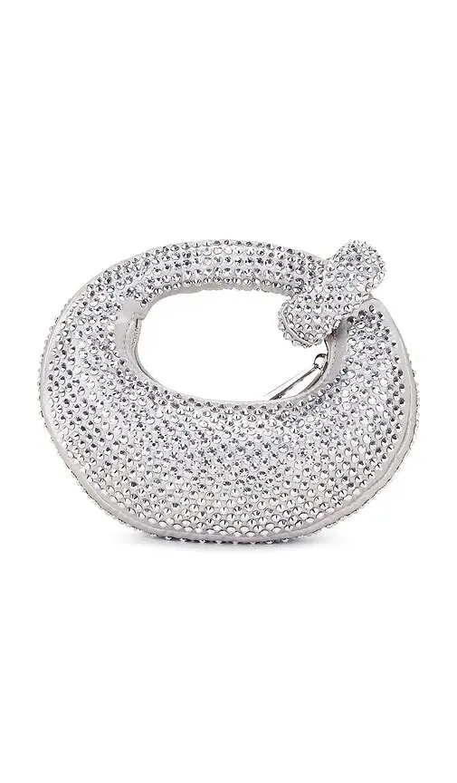 Jw Pei Abacus Artificial Crystal Mini Bag - Silver