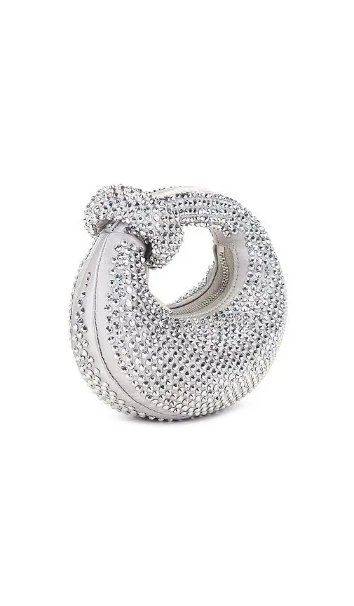 Jw Pei Abacus Artificial Crystal Mini Bag - Silver