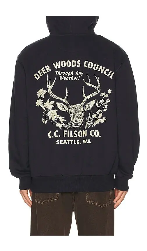 Filson Prospector Graphic Hoodie - Night Sky & Buck