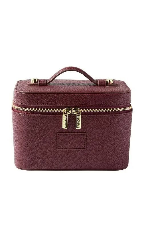 ETOILE COLLECTIVE Mini Vanity Case - Burgundy