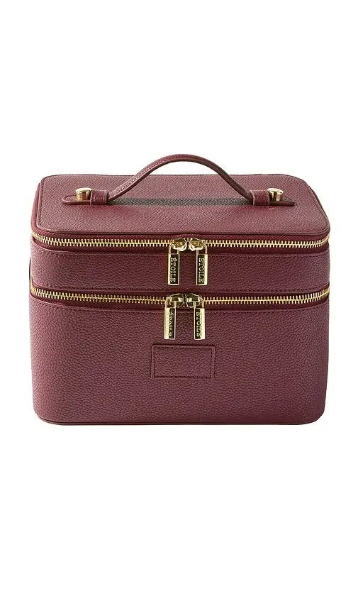 ETOILE COLLECTIVE Duo Vanity Case - Burgundy