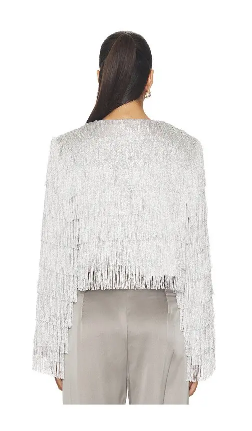 UNREAL FUR Copacabana Metallic Fringe Jacket