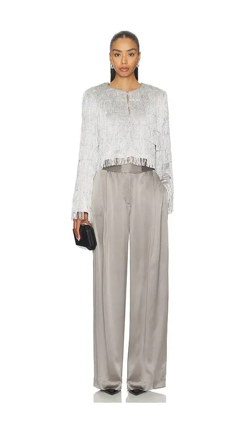 UNREAL FUR Copacabana Metallic Fringe Jacket