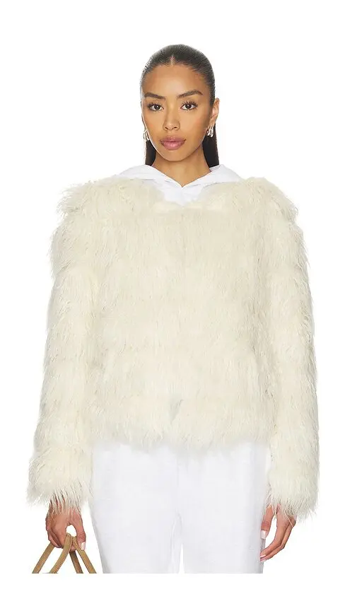 UNREAL FUR Sphere Faux Fur Jacket