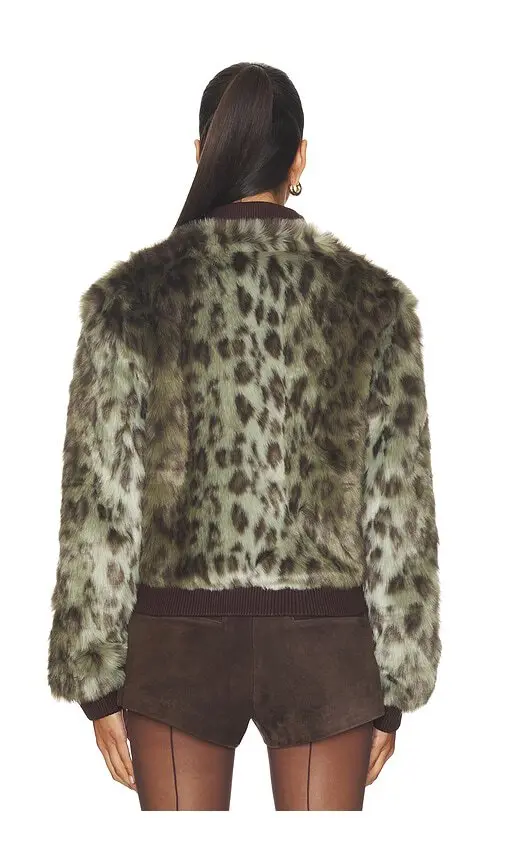 UNREAL FUR Foliage Faux Fur Jacket