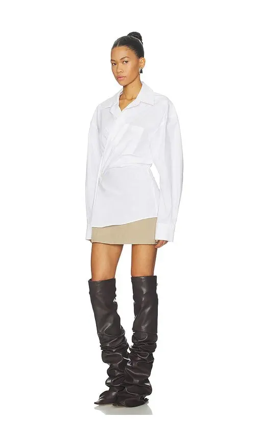 Alexander Wang Pre-styled Mini Wrap Dress