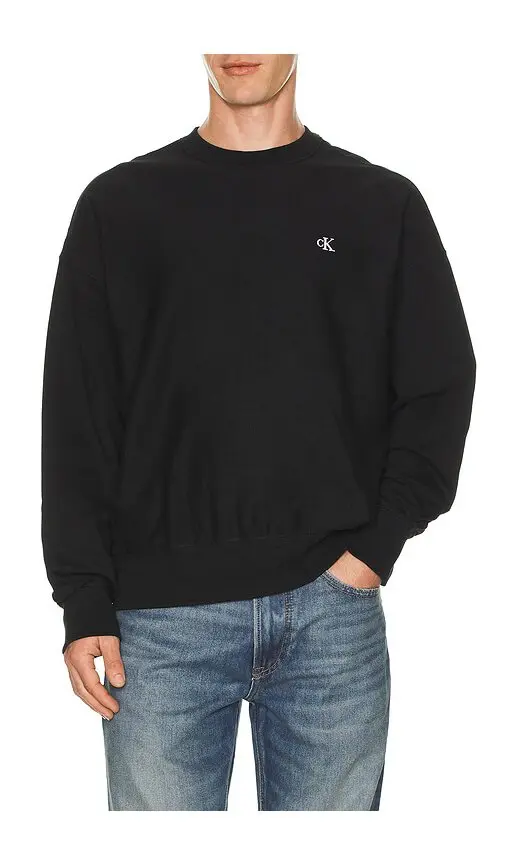 Calvin Klein Premium Terry Monogram Sweatshirt