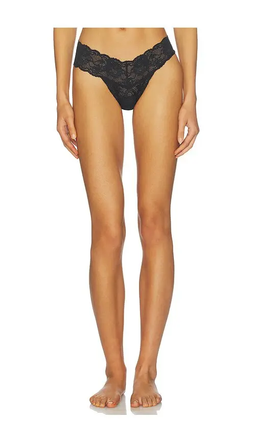 Cosabella Never Say Never Low Rise Thong - Black