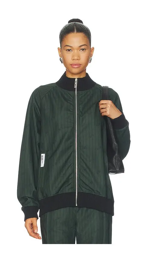 Gcds Triacetate Pinstripe Track Jacket