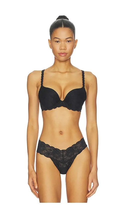 Cosabella Never Say Never Push Up Bra - Black