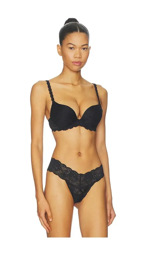 Cosabella Never Say Never Push Up Bra - Black