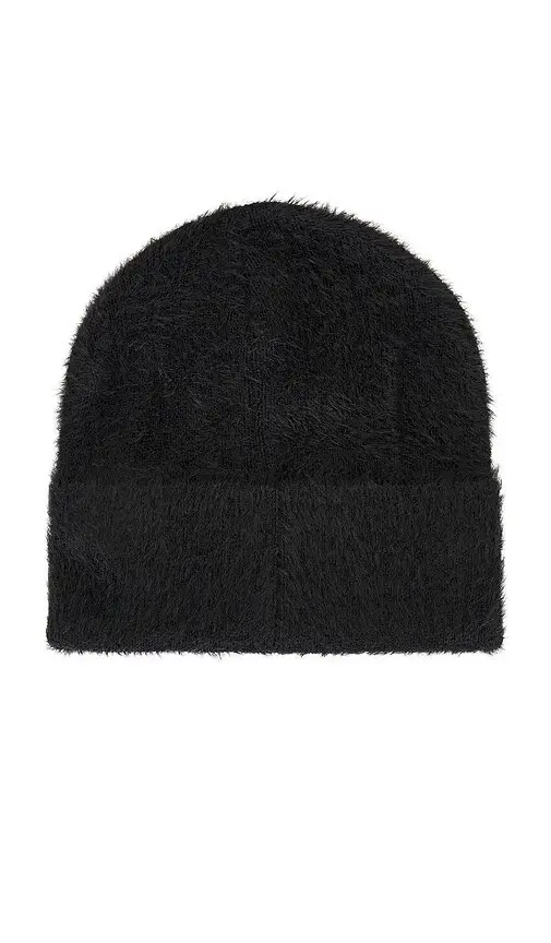 HAPPY CAPS Furry Beanie - Black