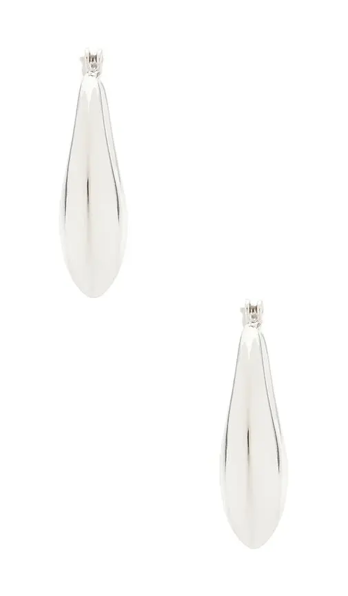 Ettika Chunky Oval Hoop Earrings