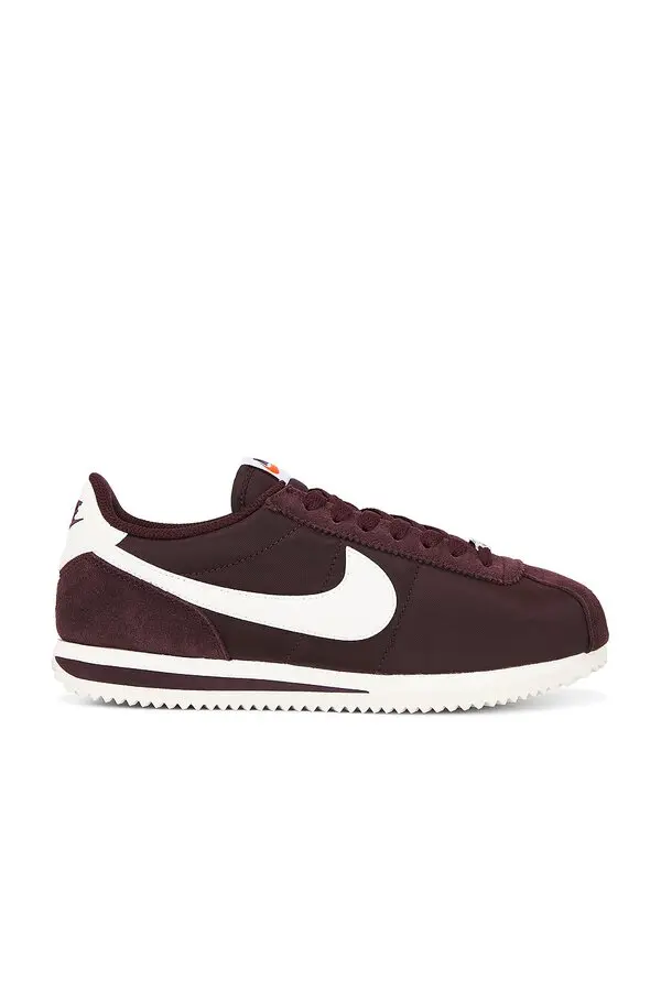 Nike Cortez Textile Sneakers - Burgundy Crush & Sail