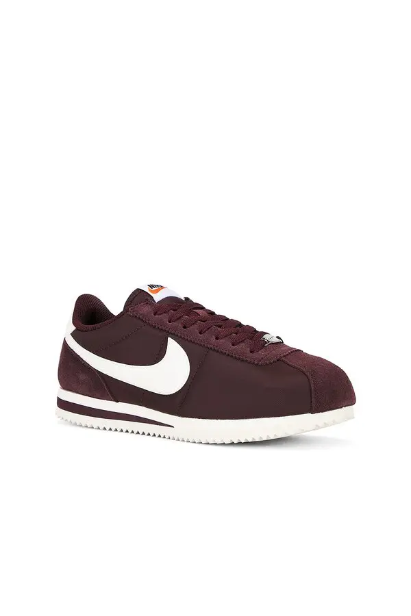 Nike Cortez Textile Sneakers - Burgundy Crush & Sail