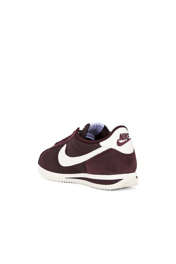 Nike Cortez Textile Sneakers - Burgundy Crush & Sail