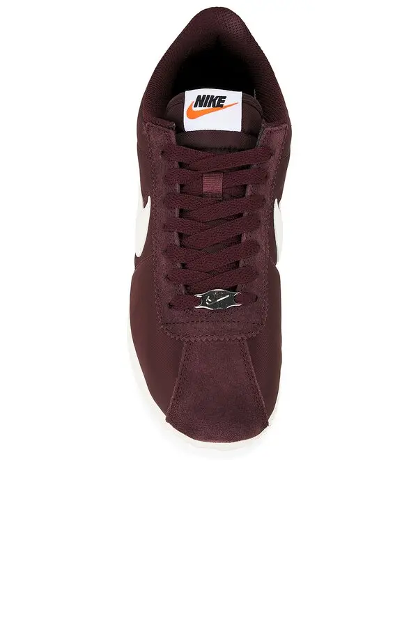 Nike Cortez Textile Sneakers - Burgundy Crush & Sail